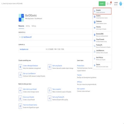 Droplet Deployment in Digital Ocean | PDF