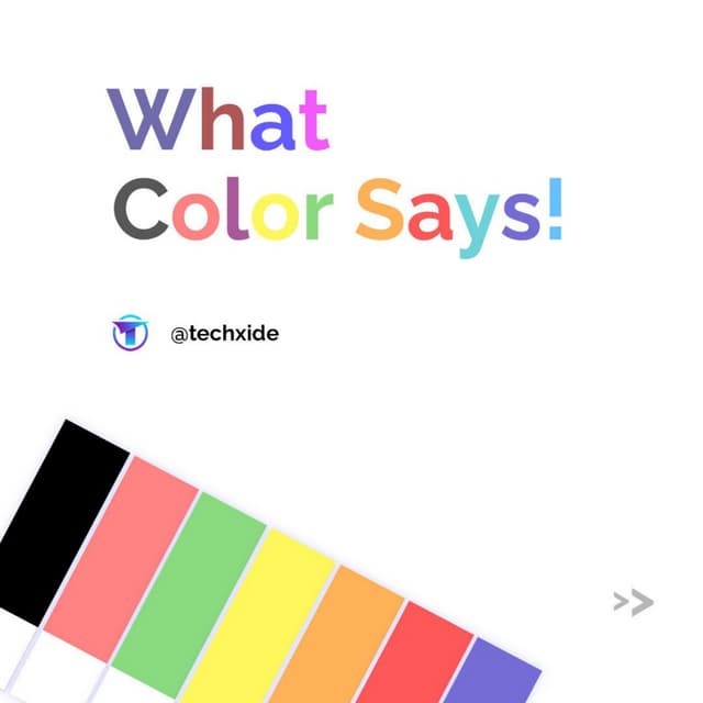 What Colour Says - Color Psychology | PDF