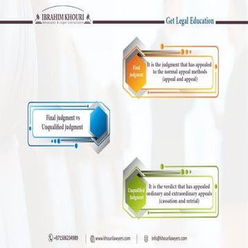 final judgement & unqualified judgement | PPT