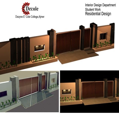 Modern Compound Wall Designs Residential