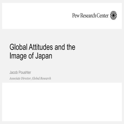Global Attitudes and the Image of Japan | PPTX