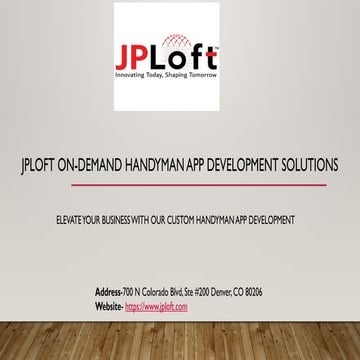 On-Demand Handyman App Development Solutions.pptx
