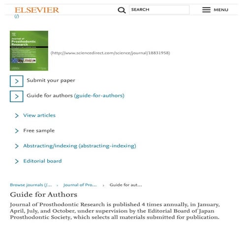 Jpr authorguidelines | PDF