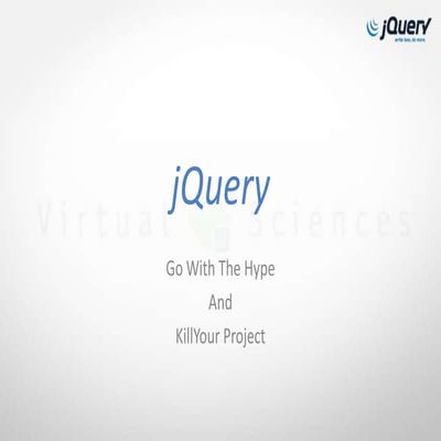 Designers Guide To jQuery