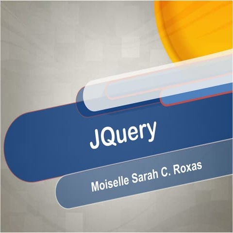 JQUERY TUTORIALS | PPT