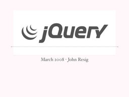 Designers Guide To jQuery | PPT