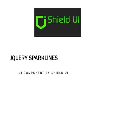 jQuery Sparklines | PPTX | Technology & Computing