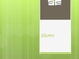 Designers Guide To jQuery | PPT