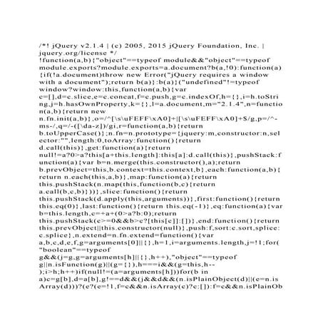 ! jQuery v2.1.4 (c) 2005, 2015 jQuery Foundation, Inc. jquer.docx