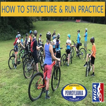 How to Structure and Run a Youth Mountain Bike Practice | PPT