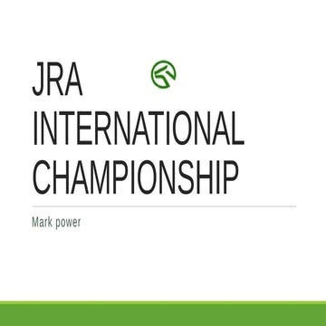 Japan Racing Association Proposal | ODP