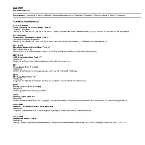 RESUME | PDF | Computer Animation | Computer Software and Applications