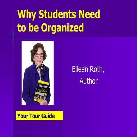 Why Students Need to be Organized | PDF