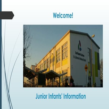Junior Infant Presentation 2026 St. Catherines NS | PPTX