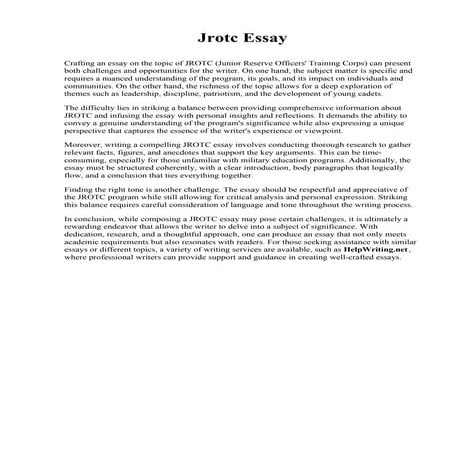 Jrotc Essay.pdf