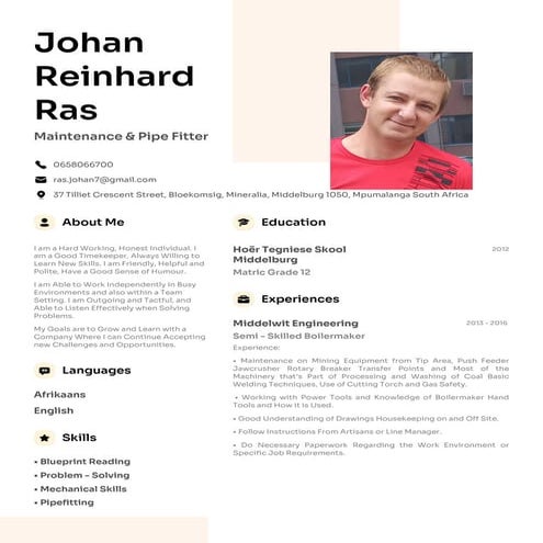 Curriculum Vitae Of Johan Reinhard Ras.pdf