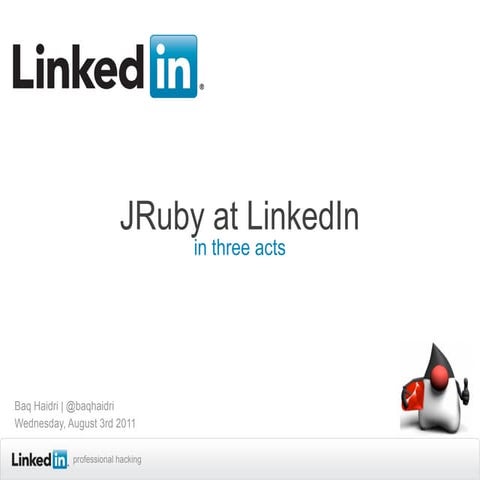JRuby At LinkedIn | PDF