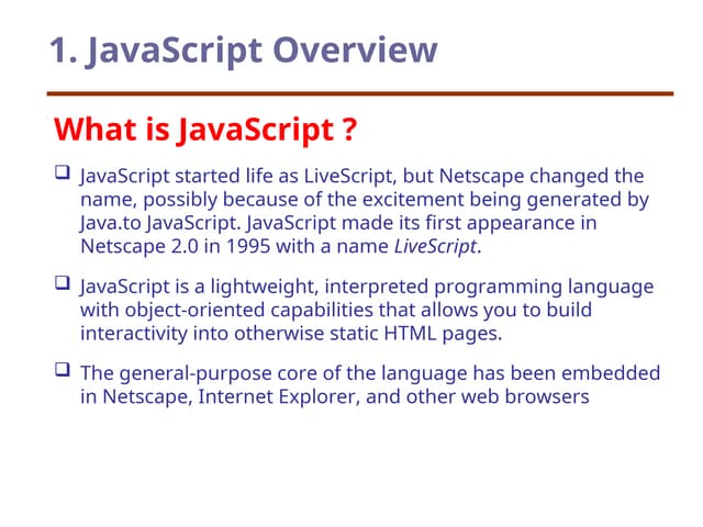 java script programming slide 1 from tn state | PPT java script programming slide 1 from tn state | PPT