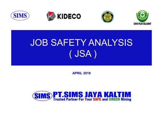 CONTOH JSA (JOB SAFETY ANALYSIS) K3 | PDF