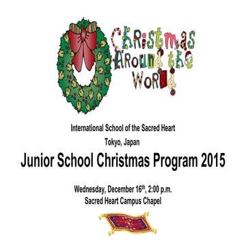Js christmas program 2015 | PPTX
