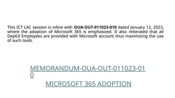 Steps in Activating Your DepEd Microsoft Office Account.pptx | Computing | Technology & Computing