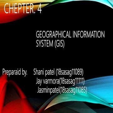 Geographical information system | PPT