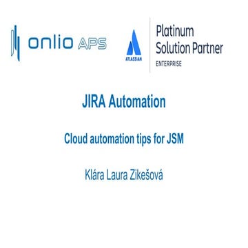 Jira (JSM) Cloud automation | PPT