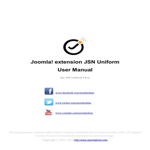 JSN UniForm Configuration Manual | PDF