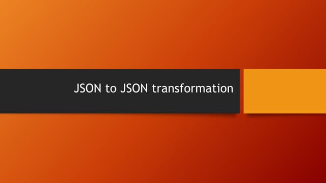Json To Json Esb Transformation Ppt 6033