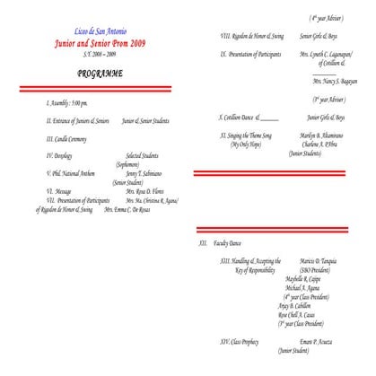 J S Program 08 09 | DOC