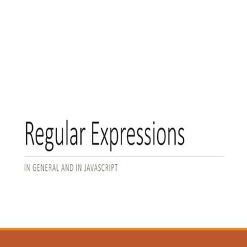 Jsregularexpressionspptx 