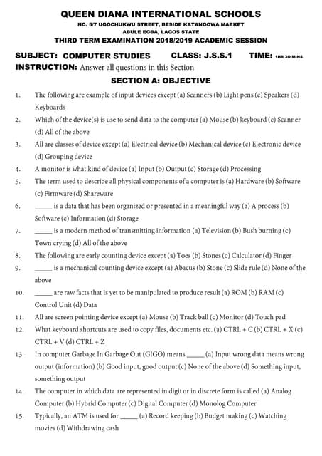 Final Revision Math Primary 2 (Part 1) | PDF