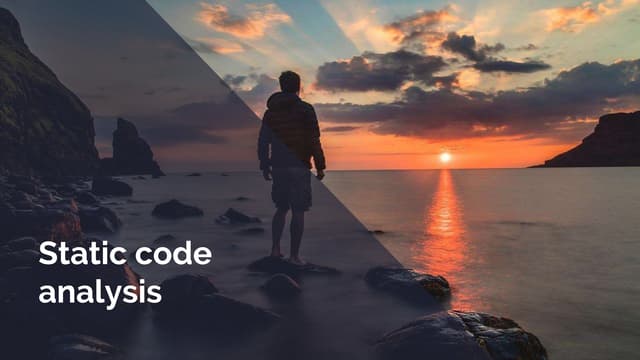 Javascript static code analysis | PPT Javascript static code analysis | PPT