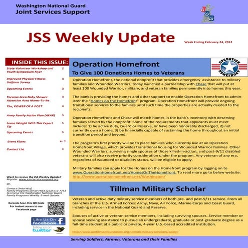 Jss weekly update final 02 24-12 | PDF