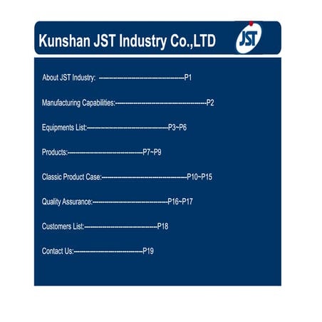 Jst industry (machining) Catalogue | PDF