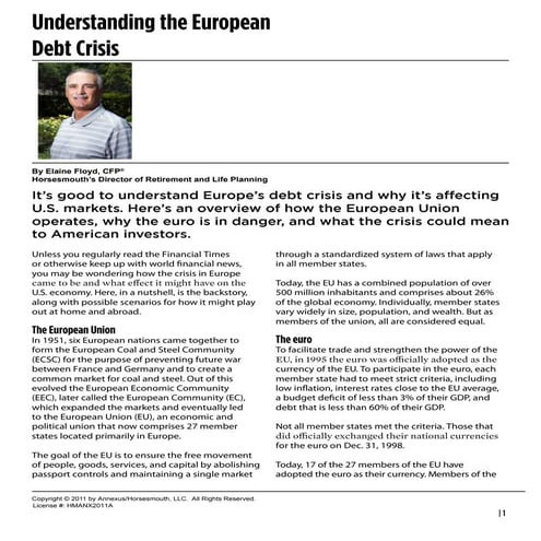 European sovereign debt crisis | PPTX