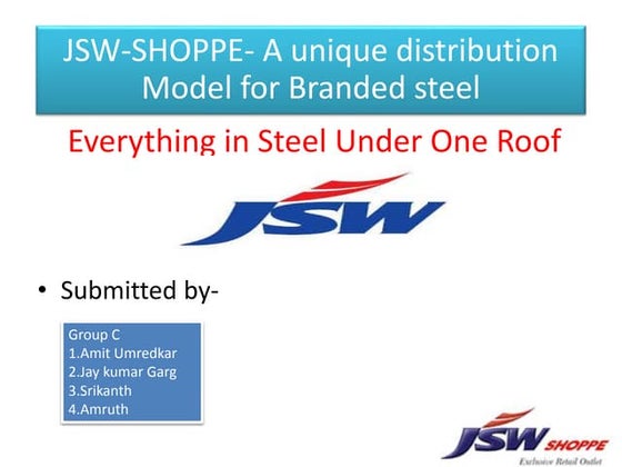 JSW STEEL LTD.PRESENTATION | PPTX