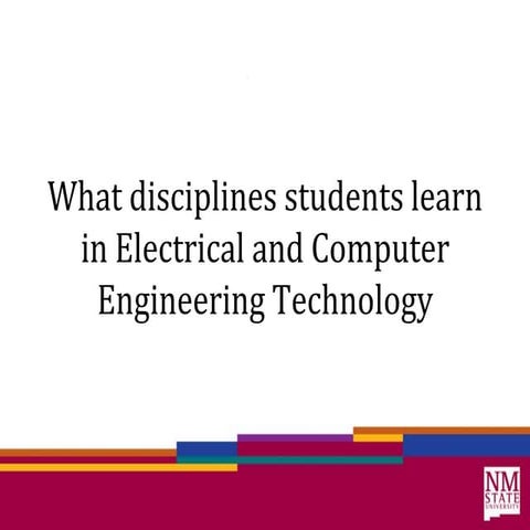 What disciplines students learn in Electrical and Computer Engineering ...