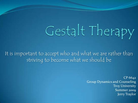 An Overview: Person Centered Therapy | PDF