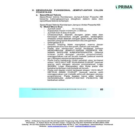 Jual mupen kb ~ mobil unit penerangan kb dak bkkbn 2015 | PDF