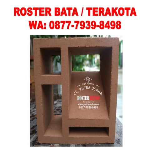 Roster bata roster terakota semarang 087779398498 cv.putra usaha | PPTX