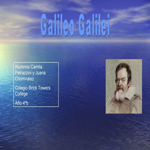 Galileo Galilei (terminado) | PPSX