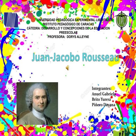 Juan jacobo rousseau | PPTX