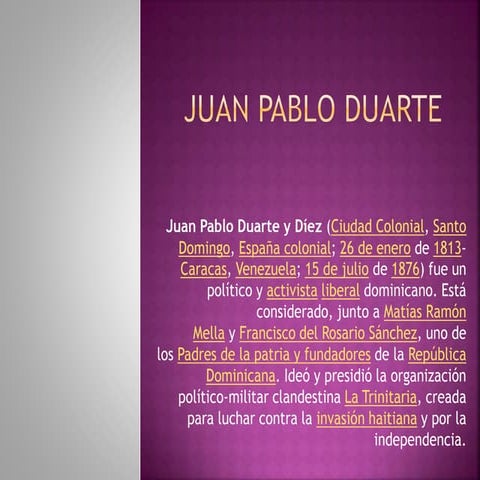 Juan pablo duarte | PPTX