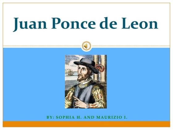 Ponce de leon | PPT