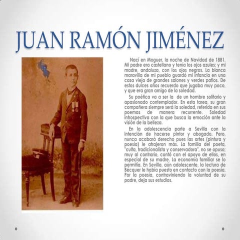Monólogo Juan Ramón Jiménez | PDF