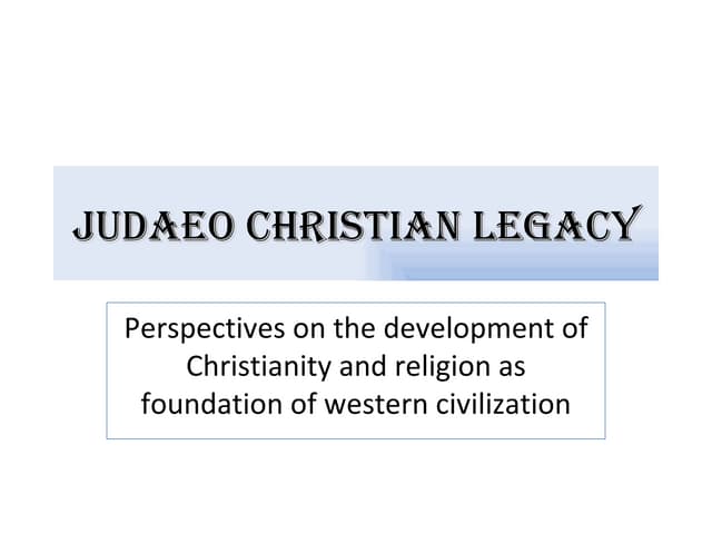 Comparison of Judaism, Christianity, & Islam (COMPARATIVE-ANALYSIS ...