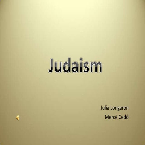 Judaism | PPTX