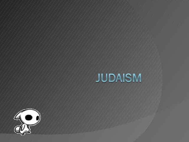 The Judaism Powerpoint | PPT