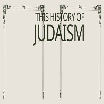 Judaism Power Point Presentation (Western Civ) | PPTX
